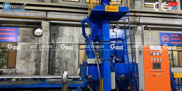 Dự án Máy phun bi GSS-50-4AD tại Đông Anh